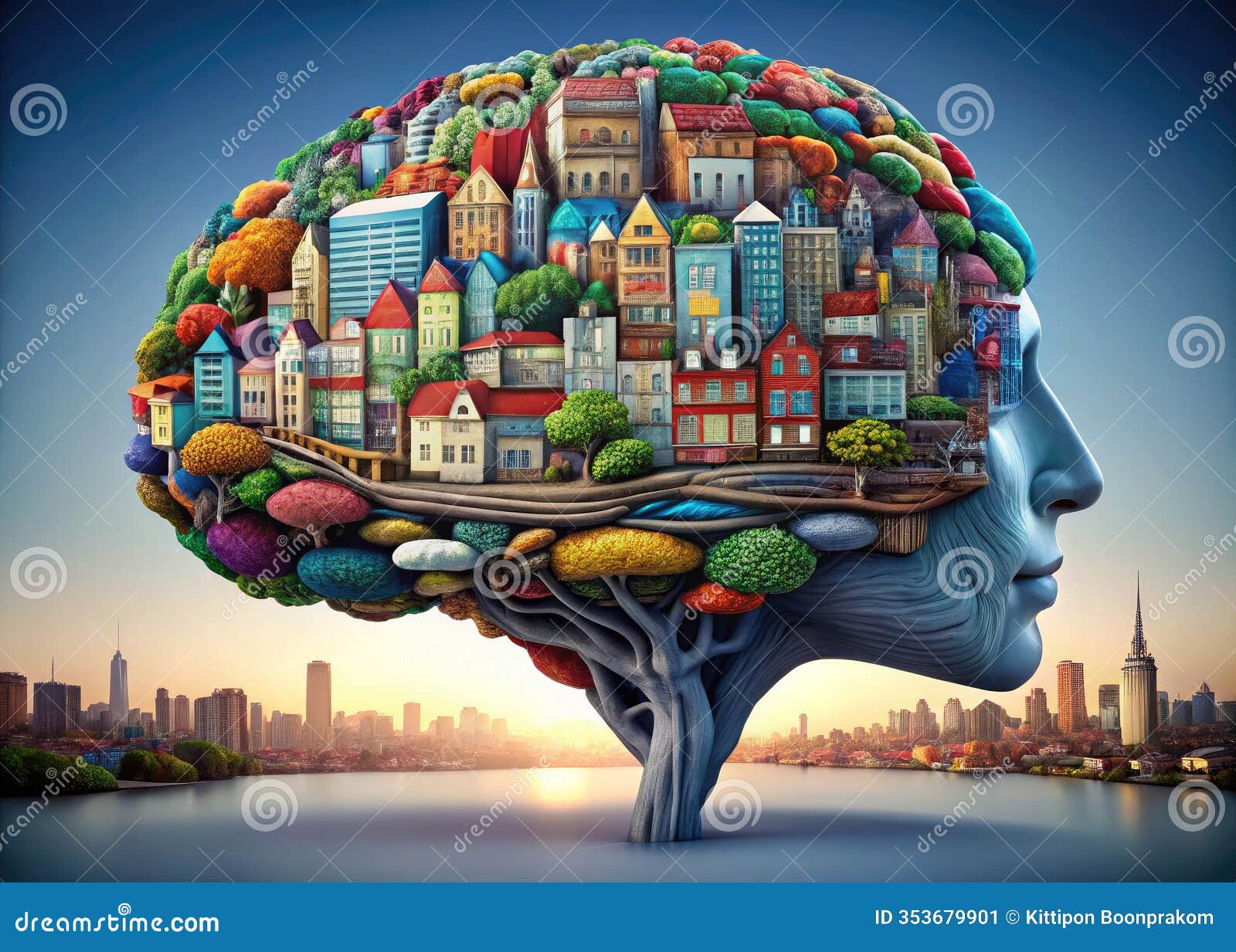 Brain Complex Like A Puzzle - Pictured As Word Brain On A Puzzle Pieces ...
