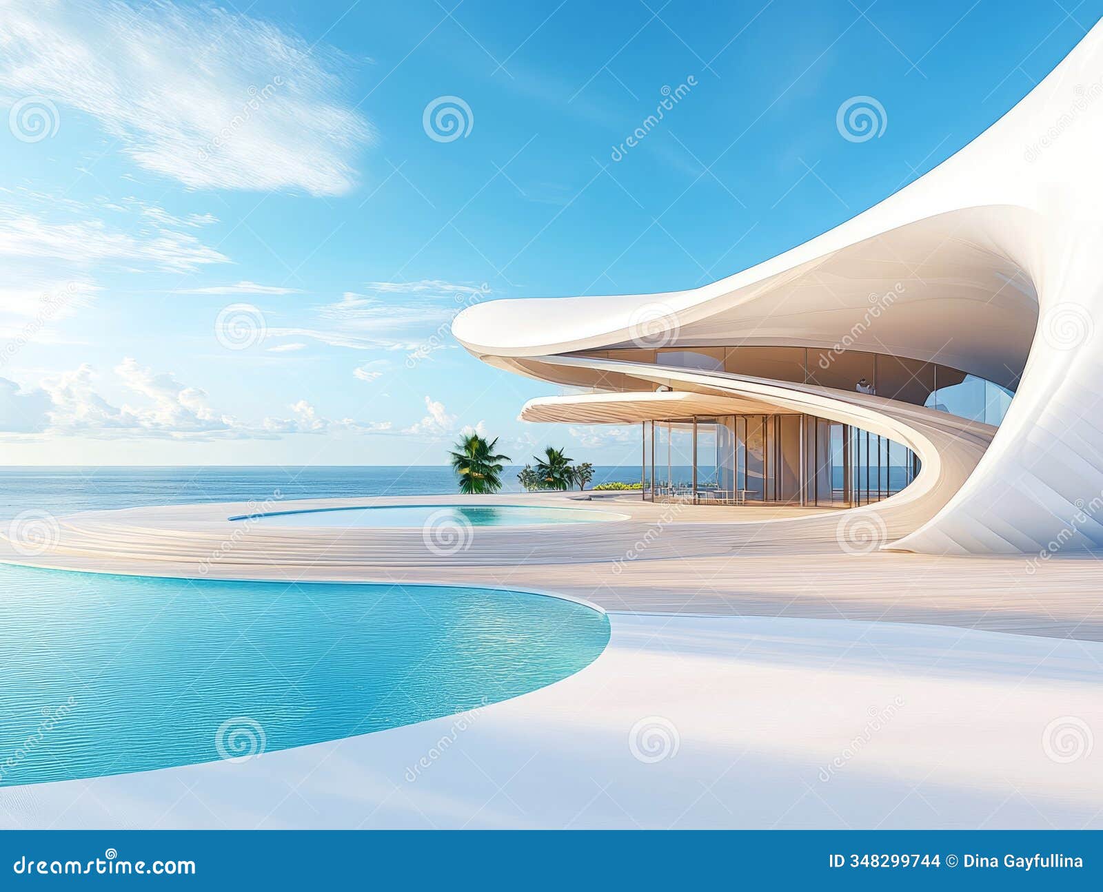 Futuristic Architecture with Sleek, Innovative Designs and Modern Building Concepts Stock ...