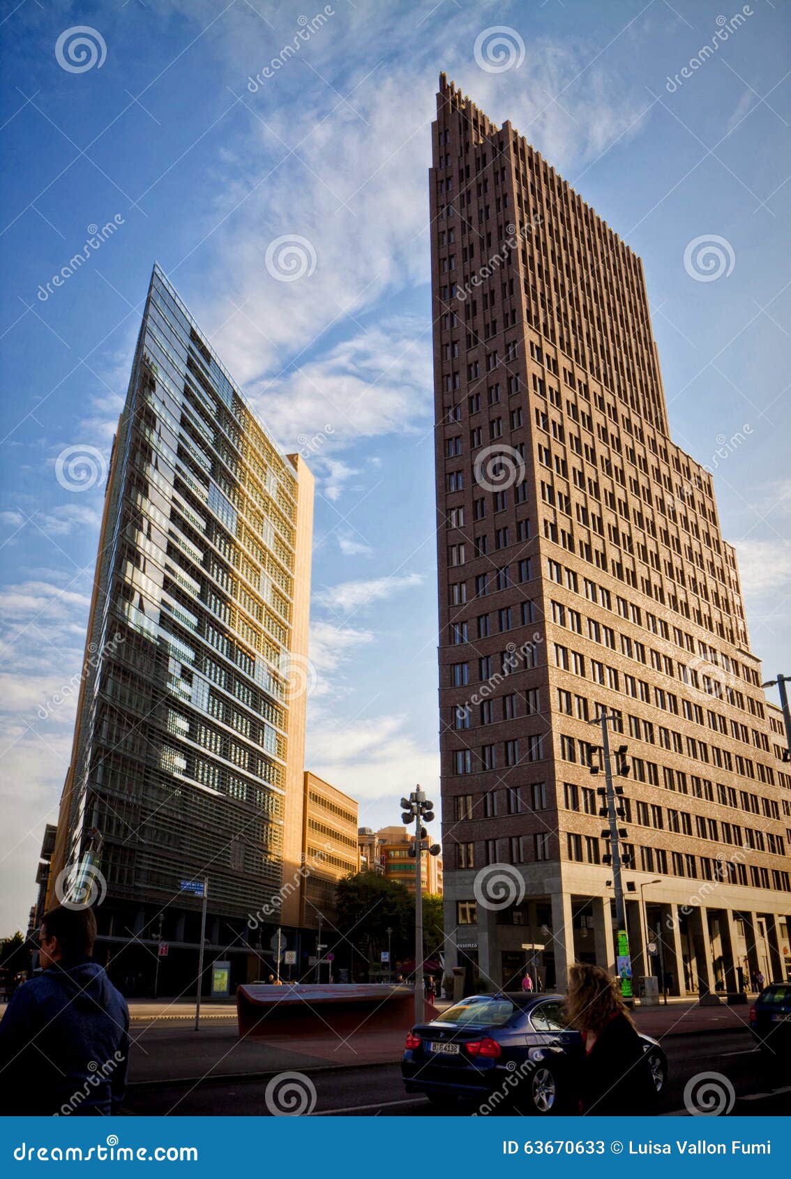Futuristic Architecture at Sunset in Berlin Editorial Stock Photo ...