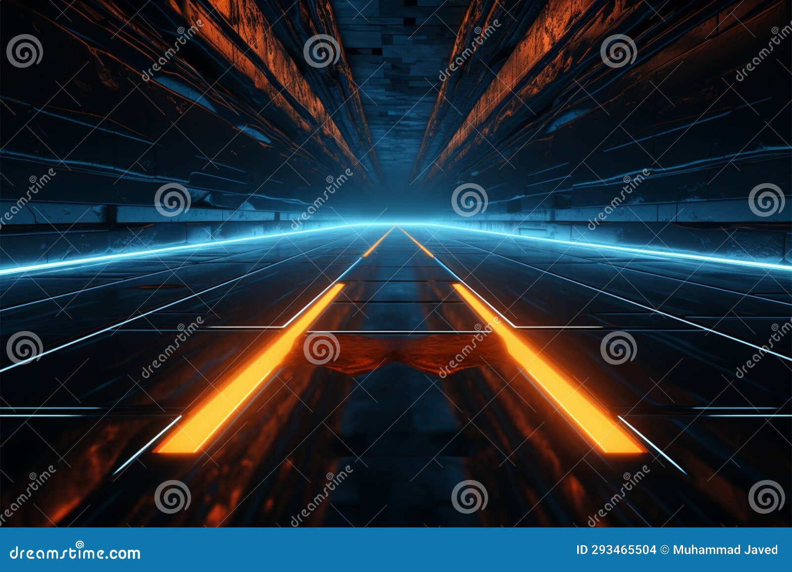 Futuristic Arrow Technology 3D Rendering Races in Abstract Sci Fi ...