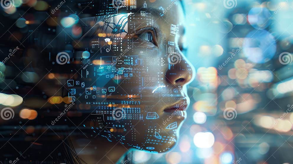 Futuristic Artificial Intelligence Image Showing Advanced Technology ...