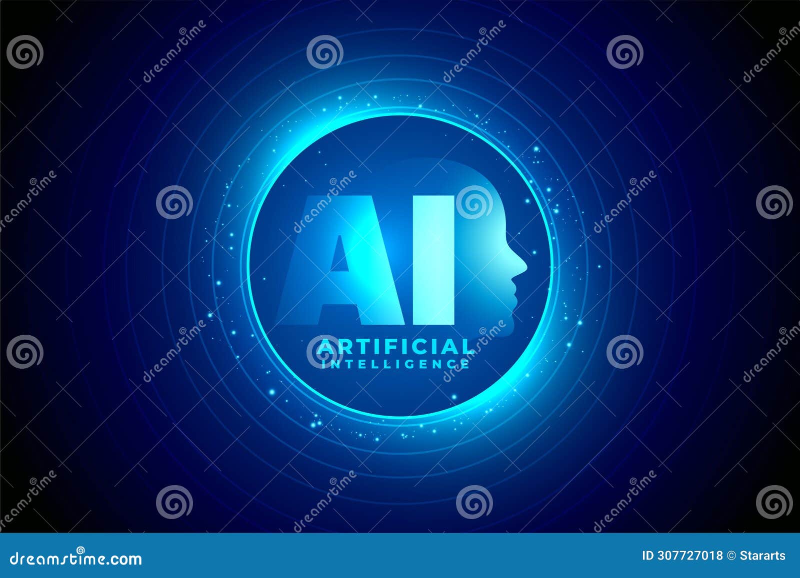 Futuristic Artificial Intelligence Web Tech Network Wallpaper Stock Vector - Illustration of ...
