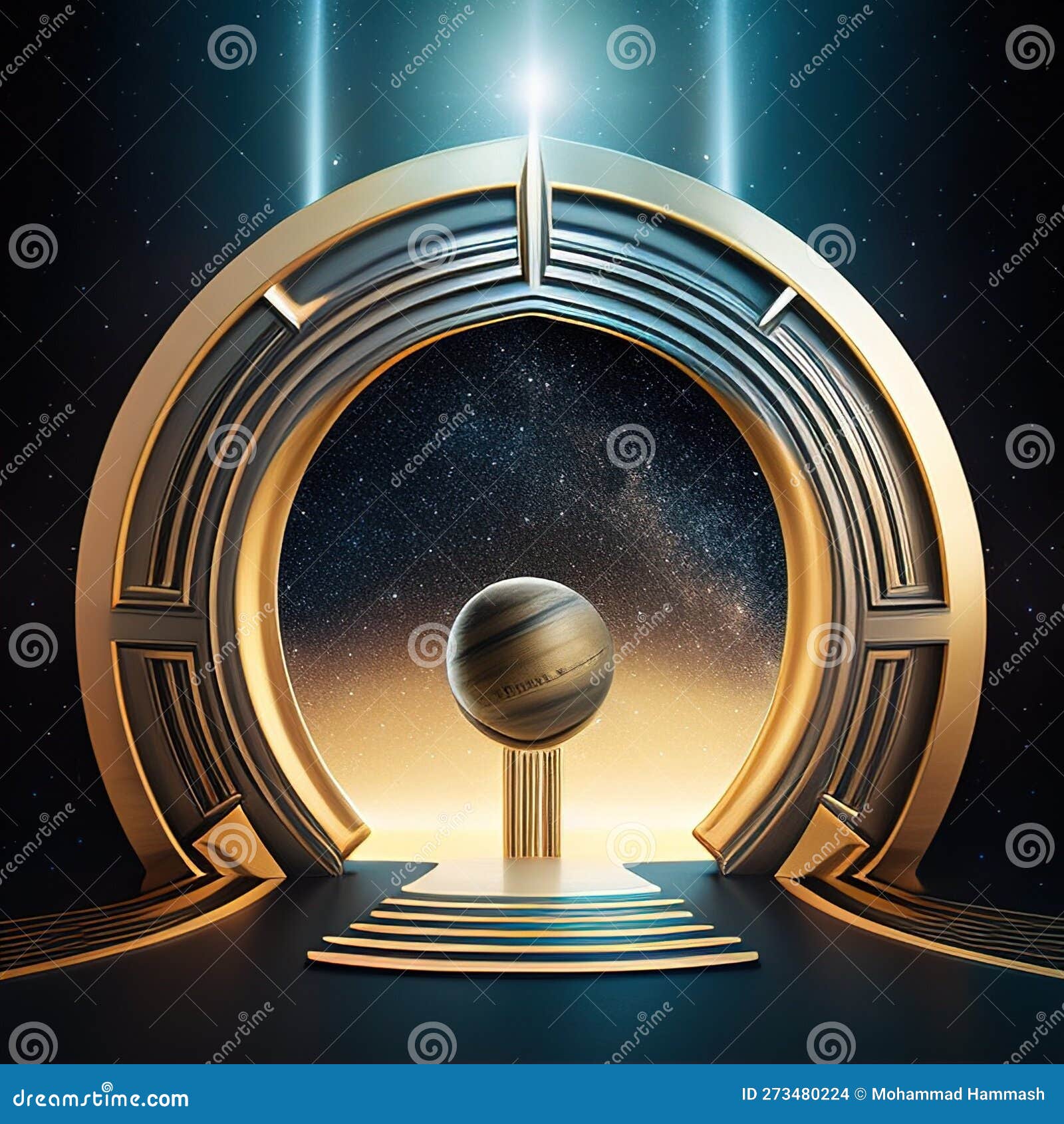 Futuristic Audition Backdrop, Made with Generative AI Stock Photo ...