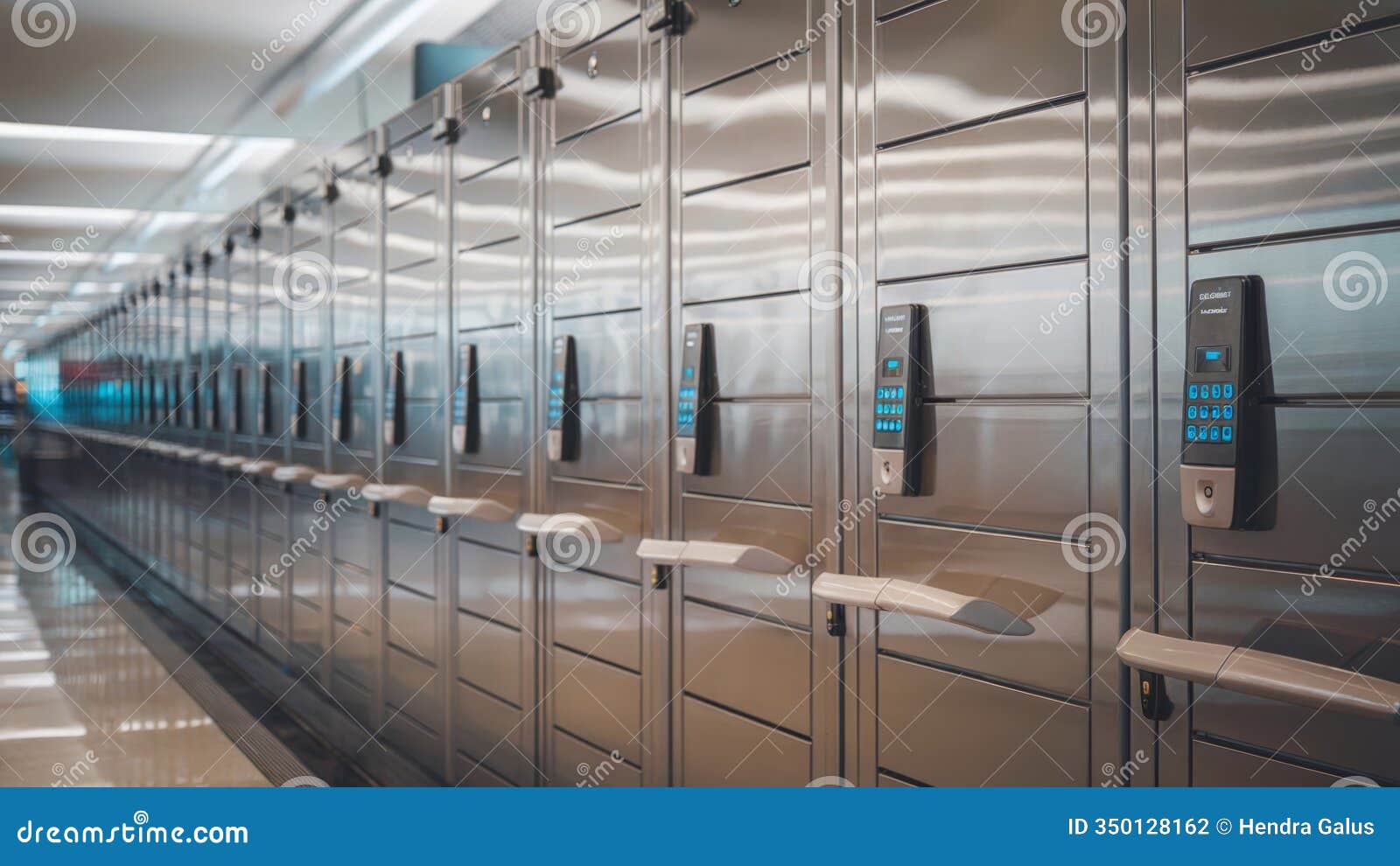 Futuristic Automated Lockers with Electronic Keypads for Secure Parcel ...