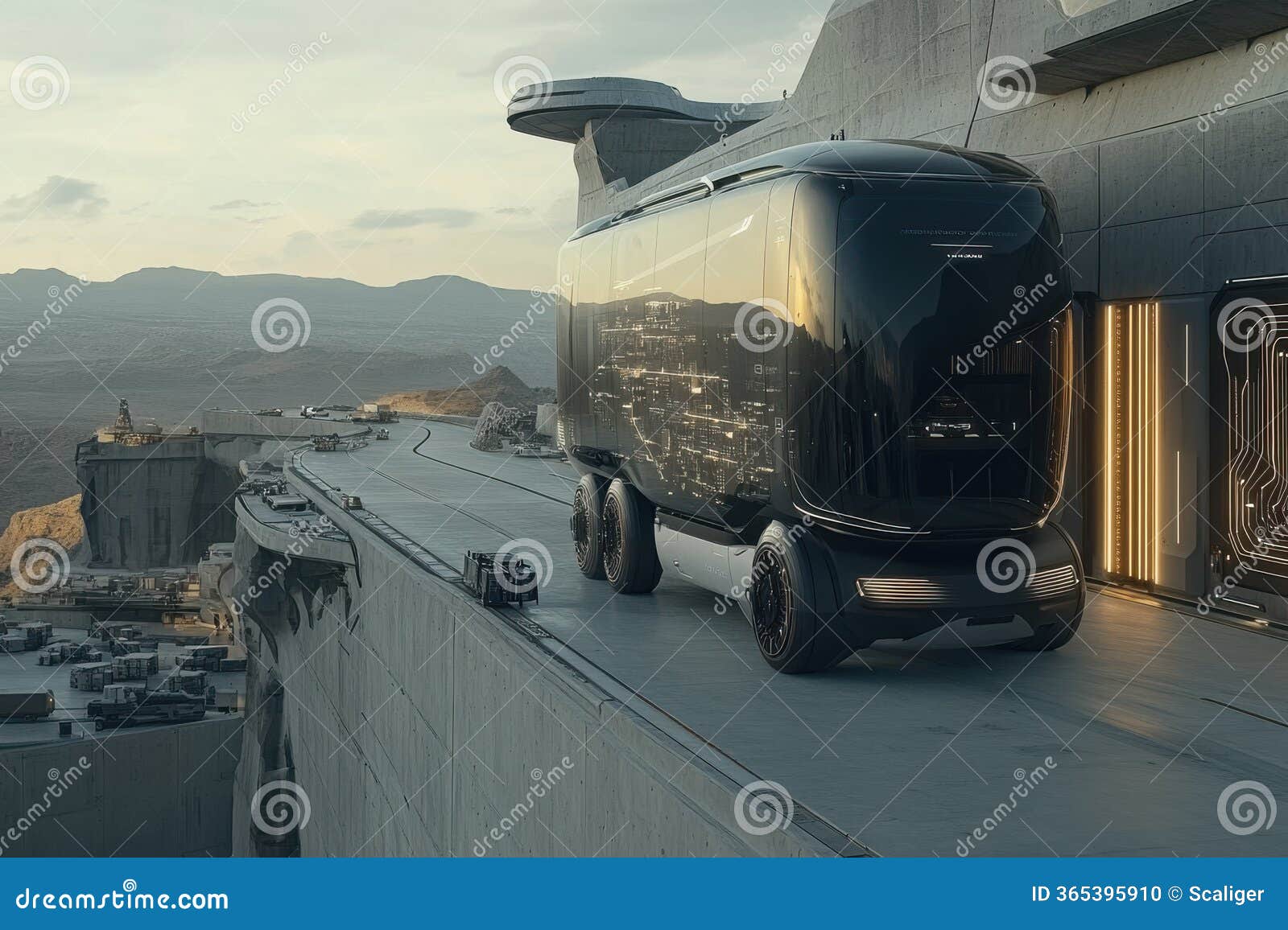 Autonomous Cargo Transport System Moves Goods Through Futuristic ...