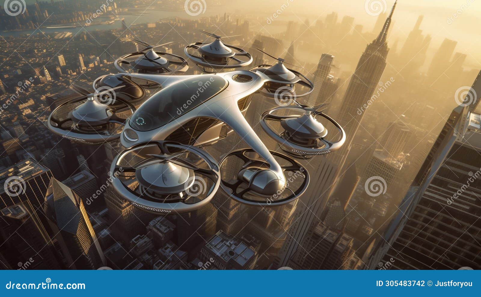Autonomous Drones For Industrial Inspection Stock Photography ...