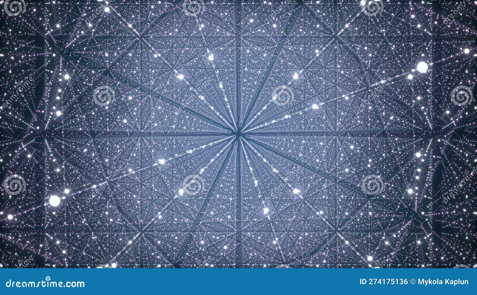 Futuristic Backdrop. Network Connection Structure Cyberspace with ...