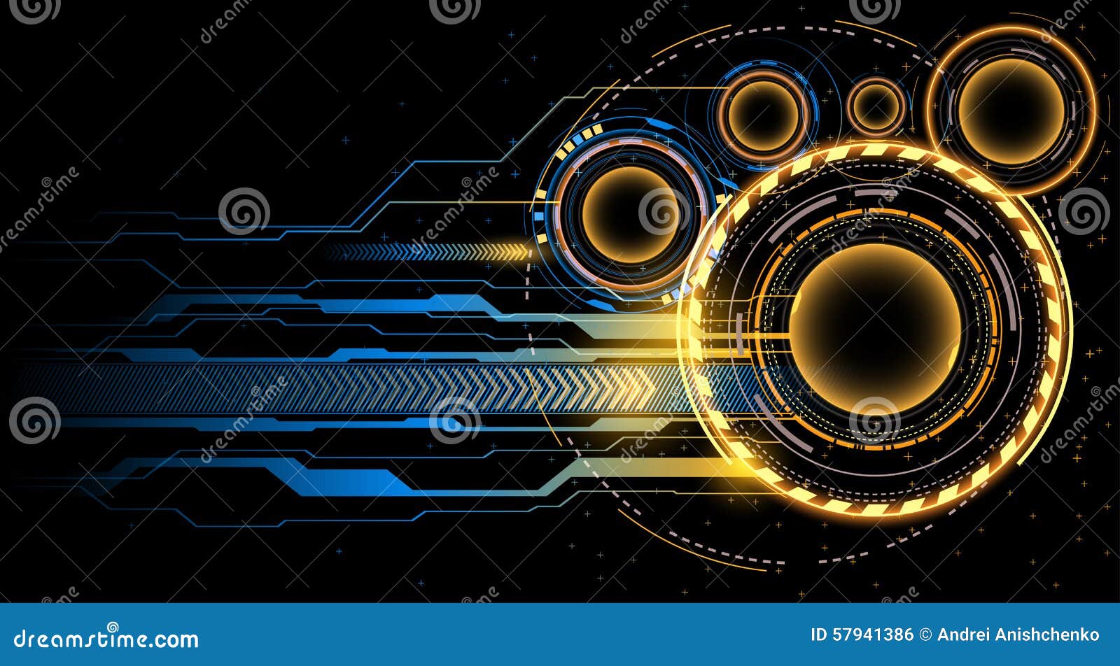 Futuristic background stock vector. Illustration of interface - 57941386