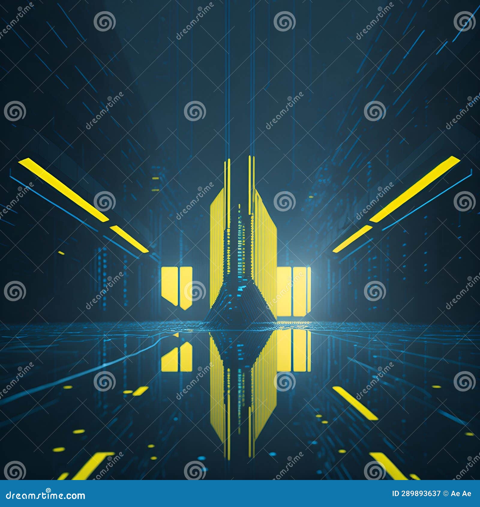 Techno Cyberpunk Character Avatar Ai Generated Royalty-Free Cartoon ...