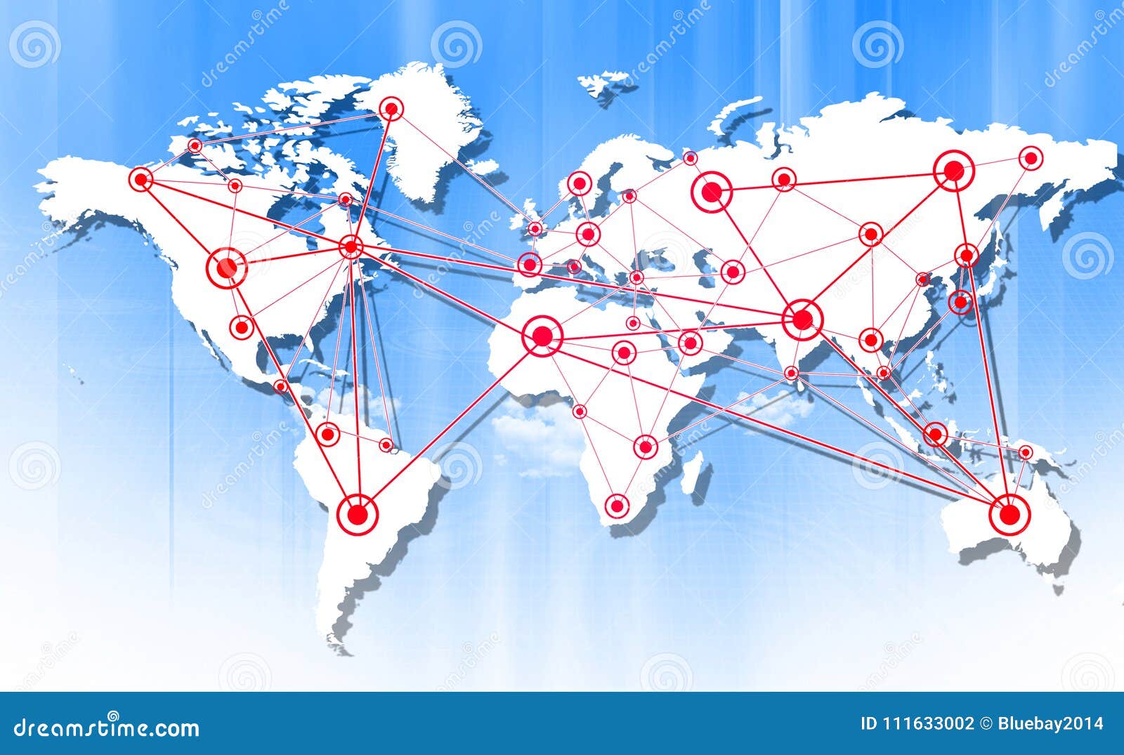 Global business network stock illustration. Illustration of cultural ...