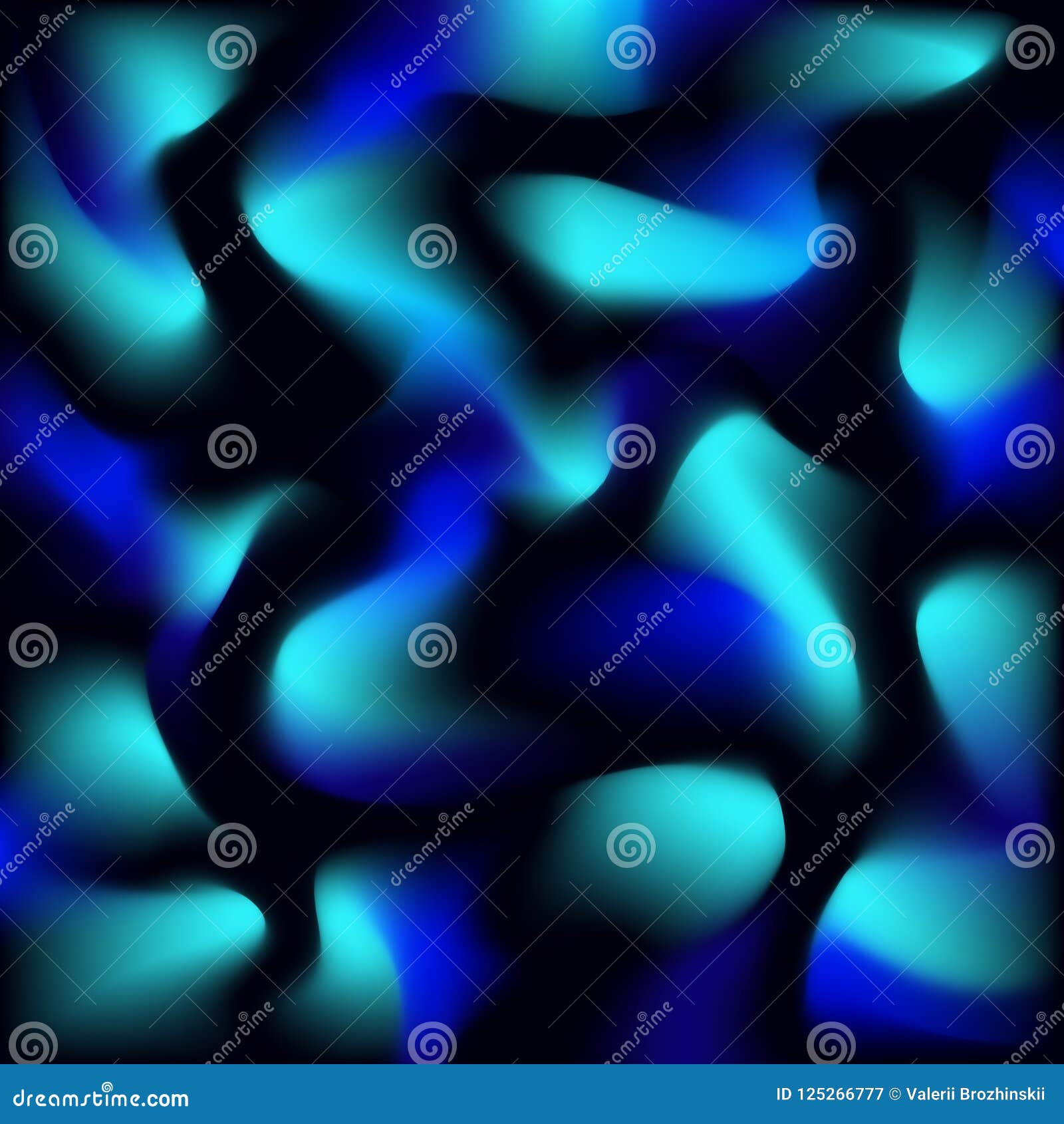 Futuristic Background with Gradient Organic Forms Abstract Multicolored ...