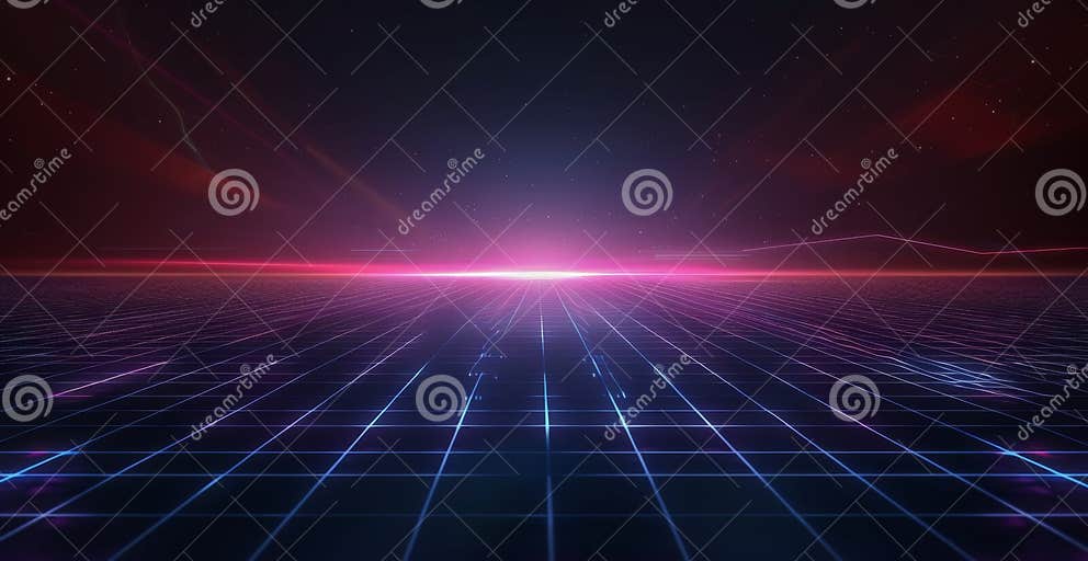 Futuristic Background with Lines Stock Image - Image of digital, shapes ...