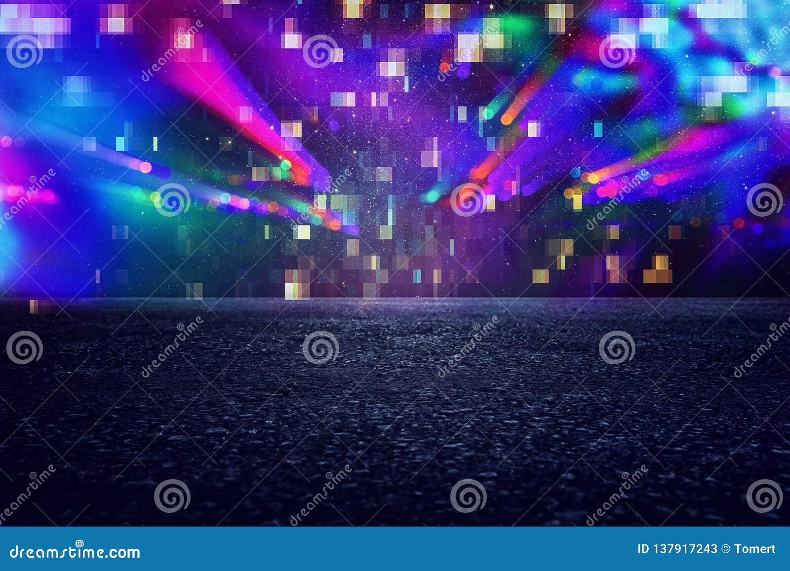 Futuristic Background of the 80s Retro Style. Digital or Cyber Surface ...