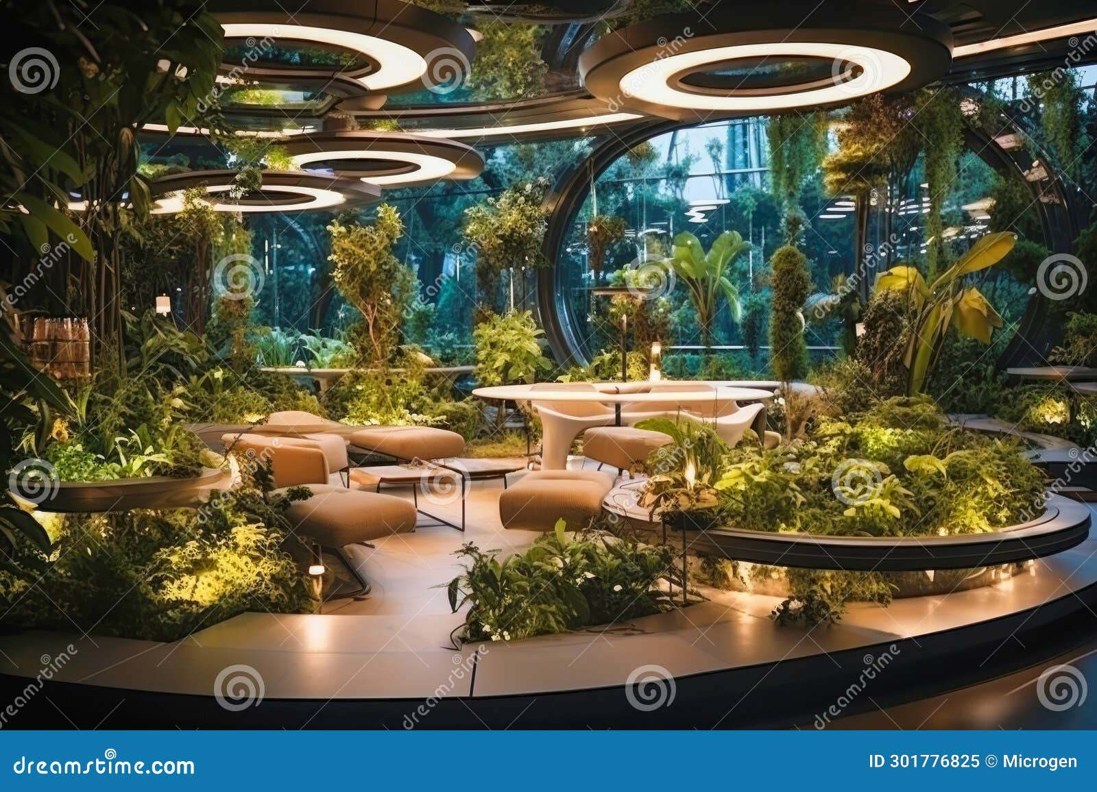 Futuristic Bathroom with a Smart Mirror Boasting Augmented Reality ...