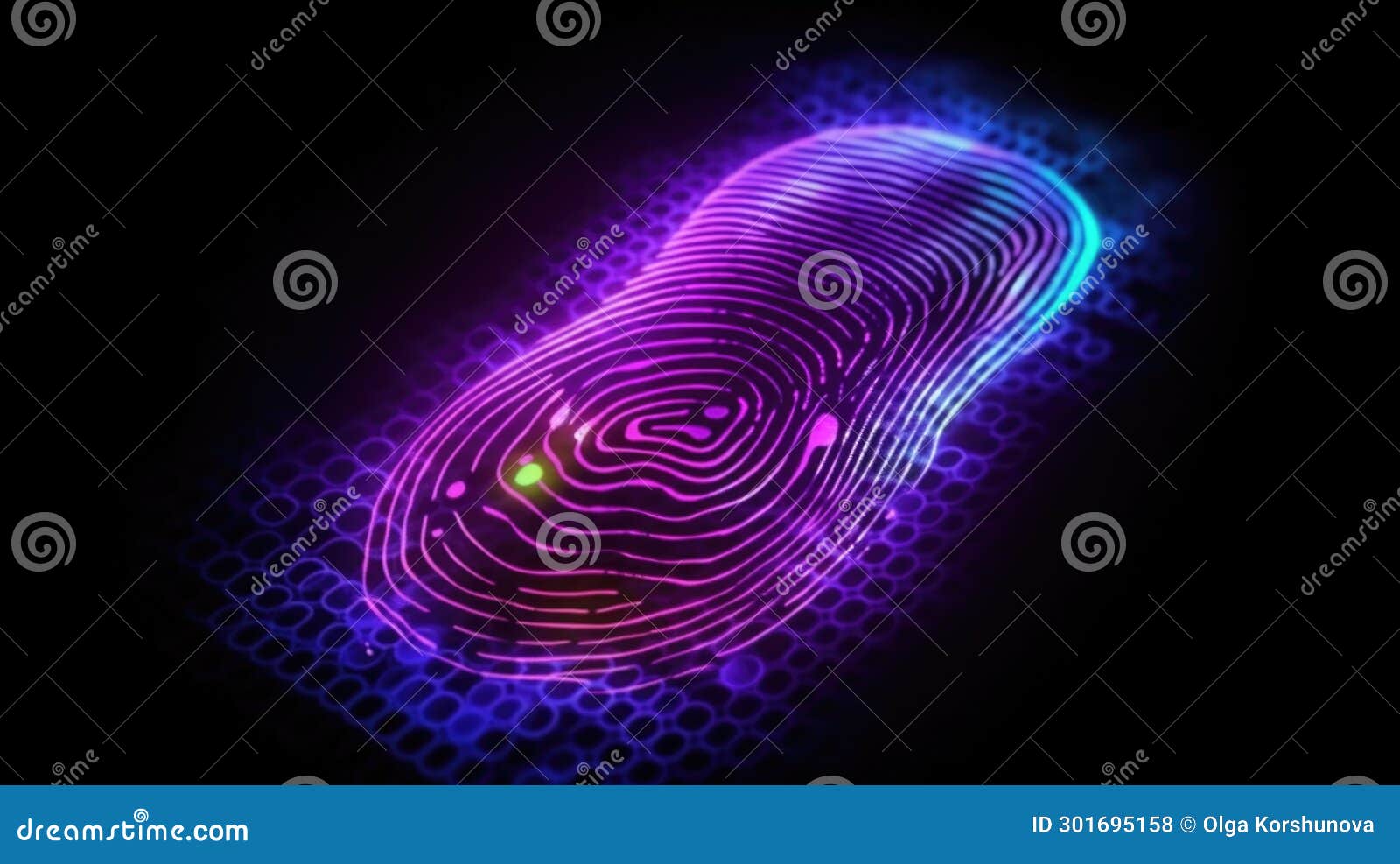 Futuristic Biometric Fingerprint Scan for Secure Identification ...