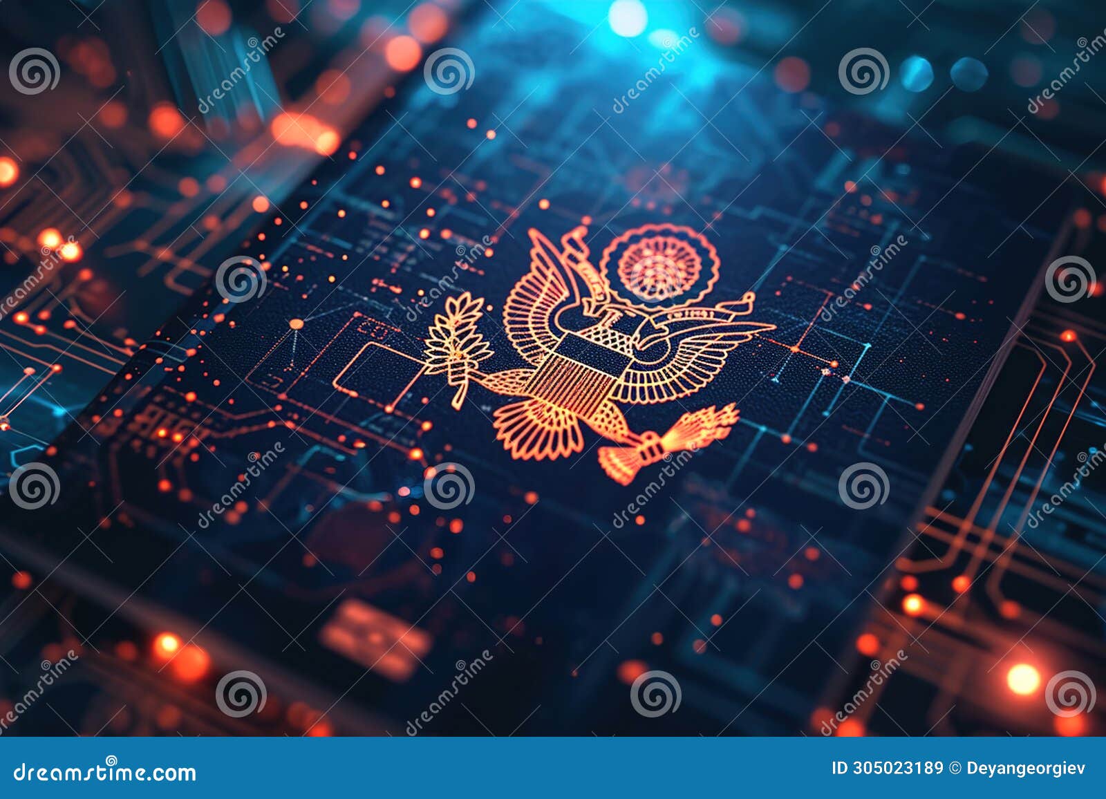 Futuristic Biometric Passport. Embedded Chip, and Other Features that ...