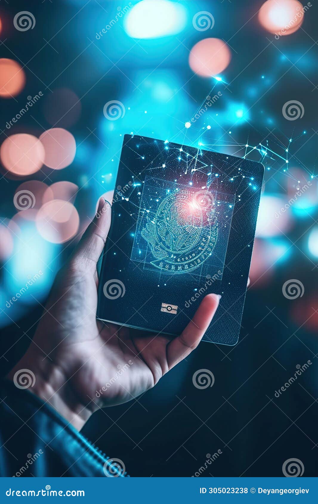 Futuristic Biometric Passport. Embedded Chip, and Other Features that ...