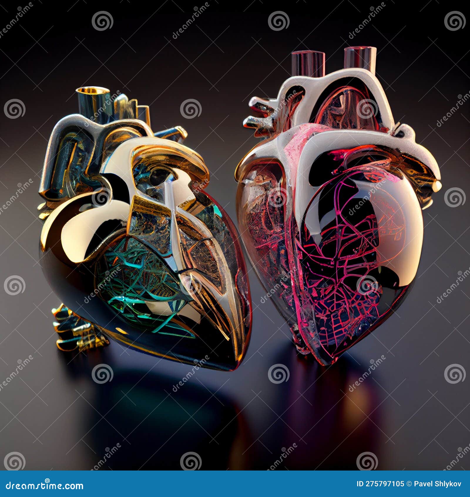 Futuristic Bionic Human Body Created With Generative Ai Royalty-Free ...