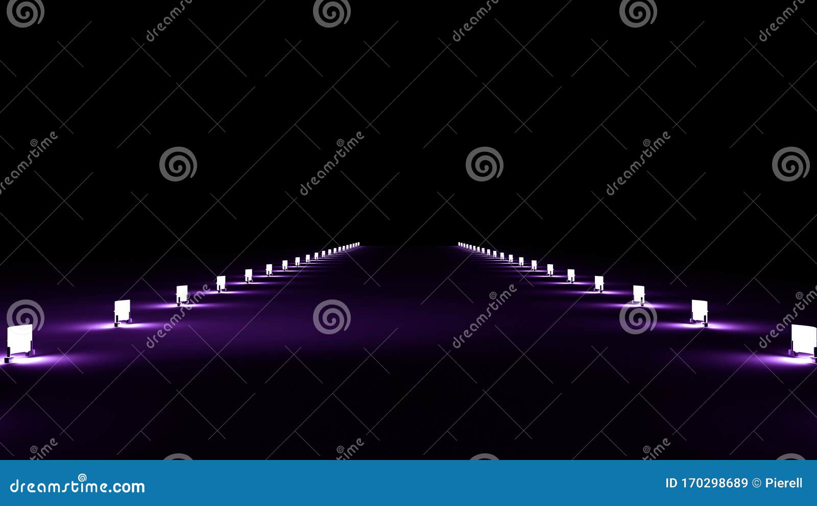 Futuristic Black Background. 3d Illustration, 3d Rendering Stock ...