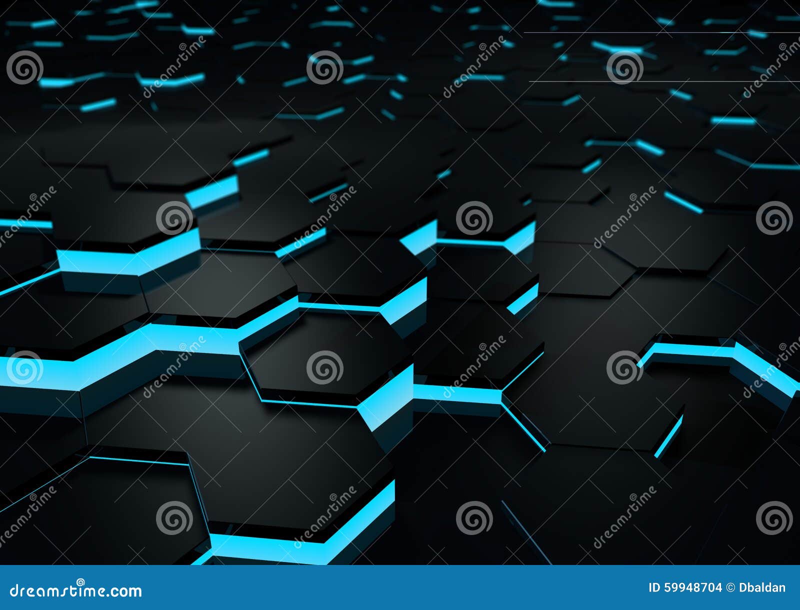 Futuristic Black Reflective Surface Abstract 3d Render Stock ...