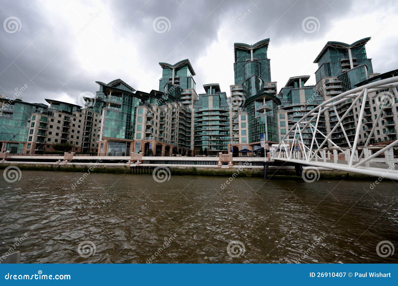 Futuristic Block of Modern Buildings Stock Image - Image of industry ...