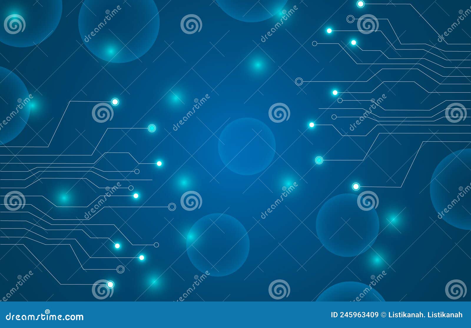 Futuristic Blue Color Background Design Stock Vector - Illustration of ...