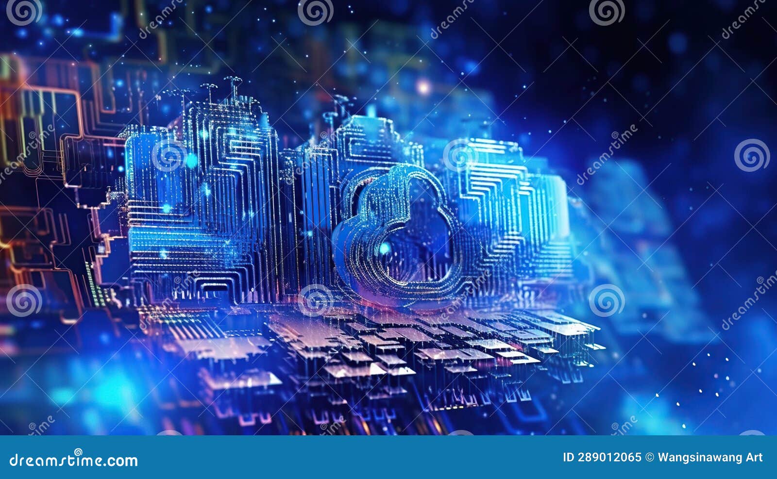 Futuristic Blue Cloud with Pixel Digital Transformation Stock Image ... Futuristic Blue Cloud with Pixel Digital Transformation Stock Image ...