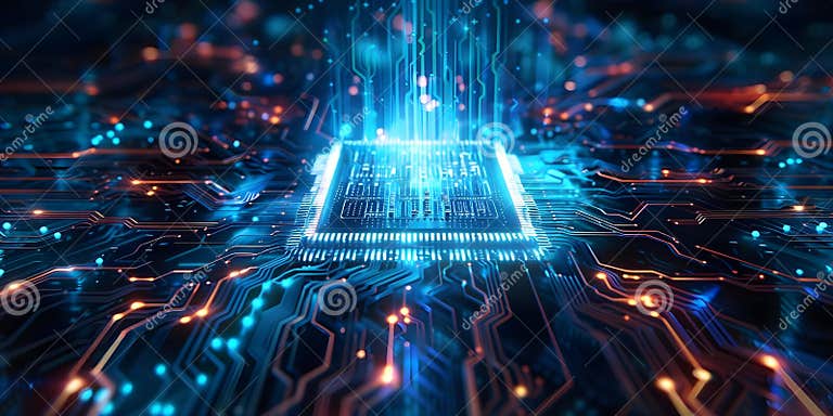 The Futuristic Blue Energy Chip: a Surreal Display of Super Computing ...