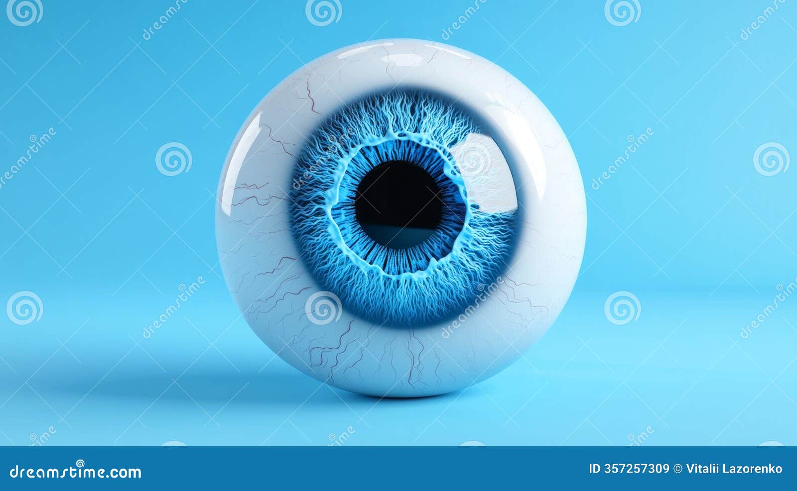 Futuristic Blue Eye Design Inspired by Technology and Innovation Stock ...
