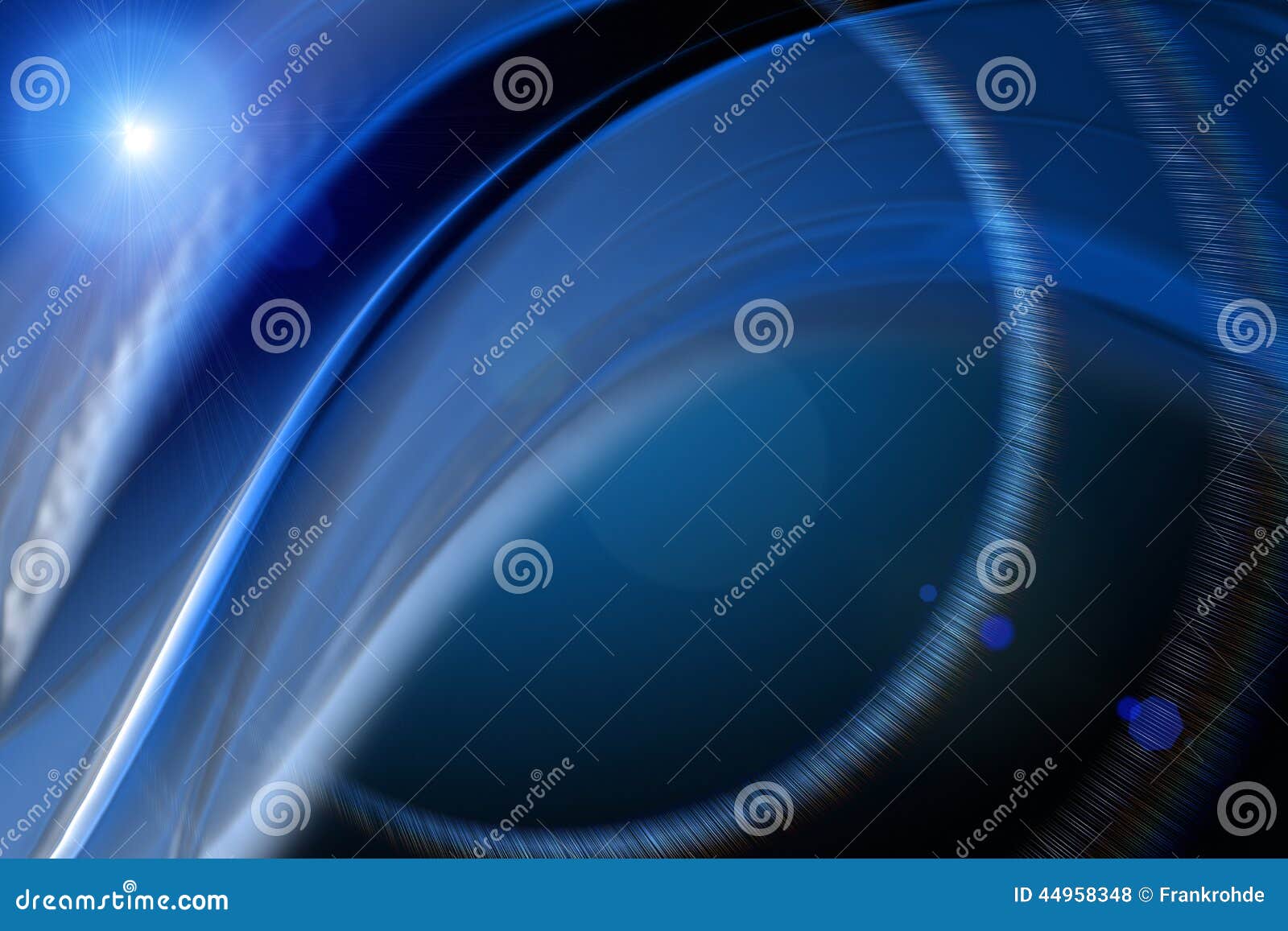 Futuristic Blue with Lights Stock Illustration - Illustration of ...