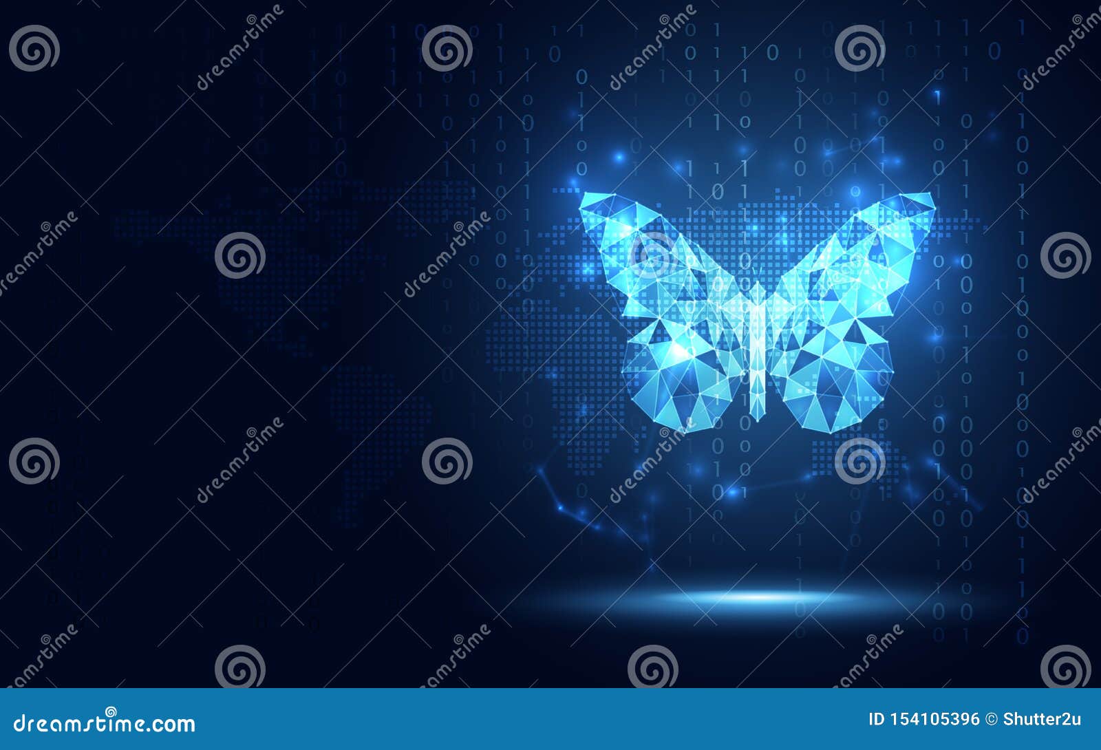 Butterfly Digital Art, Fantasy Specimen With Hearts On Its Wings ...