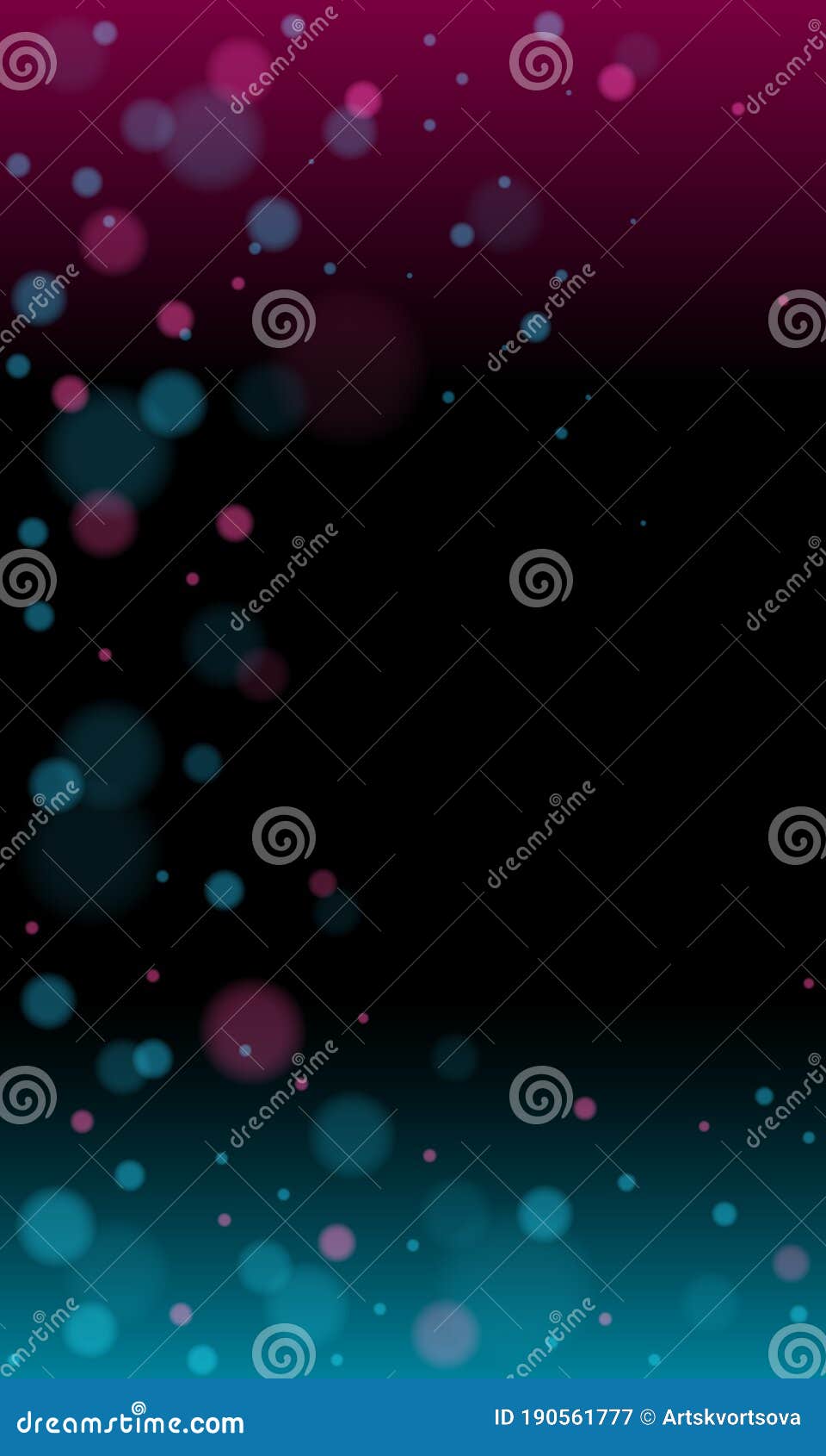 Futuristic Blue Red Gradient Vector Black Background Contrast Color ...