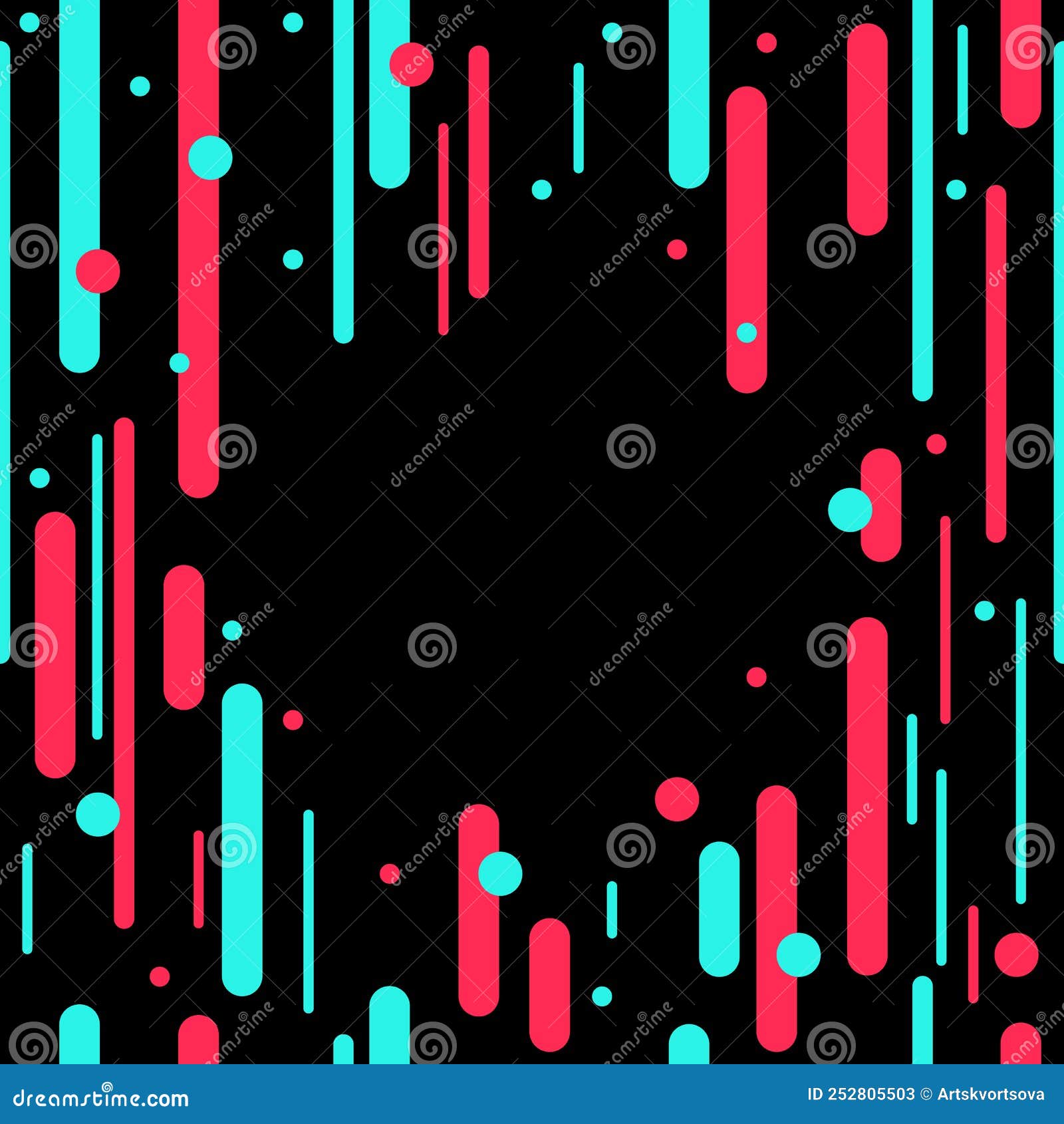Futuristic Blue Red Gradient Vector Black Background Pattern ...