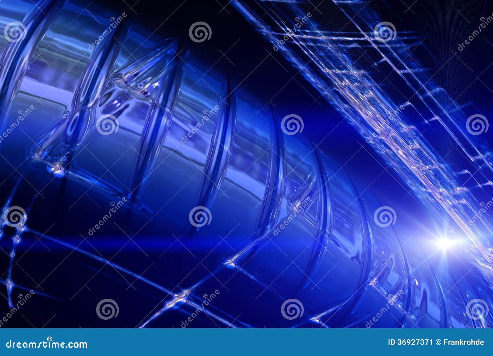Futuristic blue stock illustration. Illustration of blue - 36927371