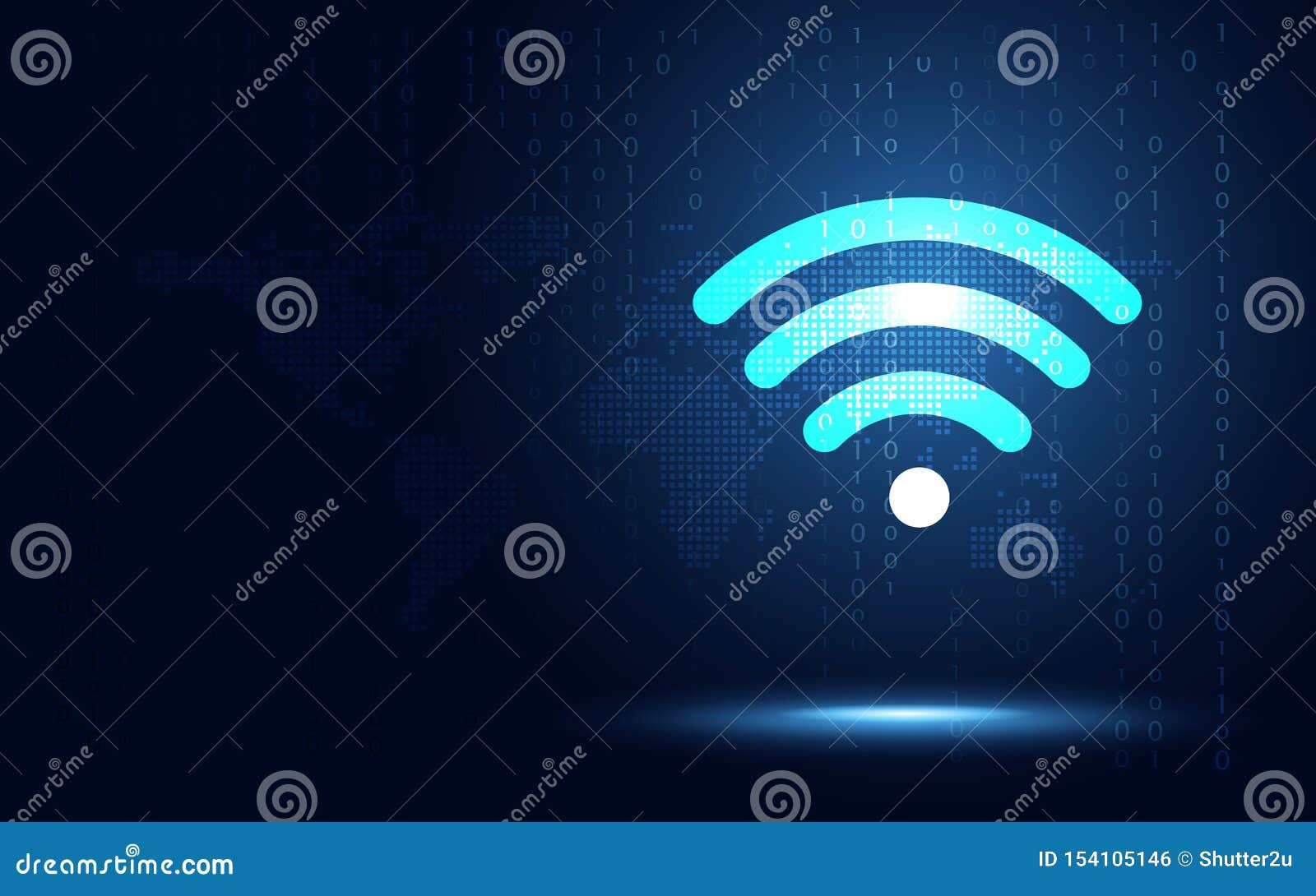 Futuristic Blue Wireless Connection Abstract Technology Background ... Futuristic Blue Wireless Connection Abstract Technology Background ...