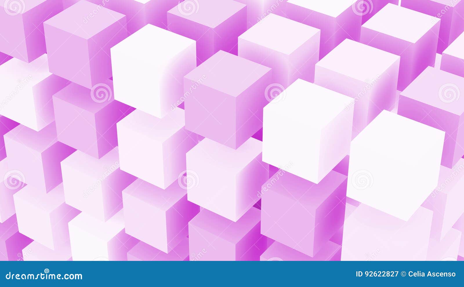 Futuristic Boxes Geometric Background Stock Illustration - Illustration ...