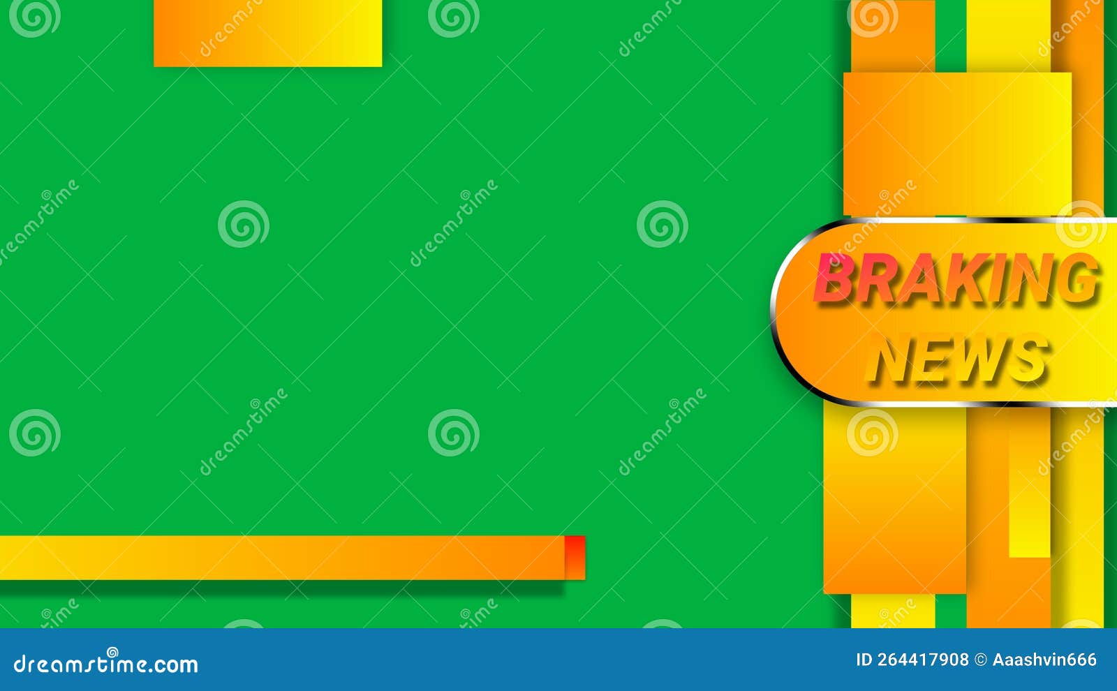 Futuristic Breaking News Green Screen Stock Illustration - Illustration ...