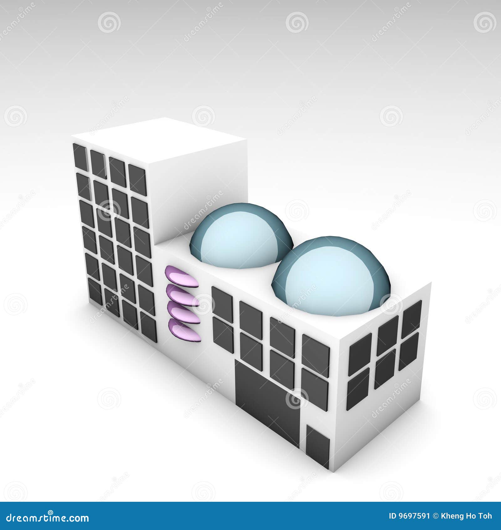 Futuristic Building On Blueprints Background. Generative AI, Generative ... Futuristic Building On Blueprints Background. Generative AI, Generative ...