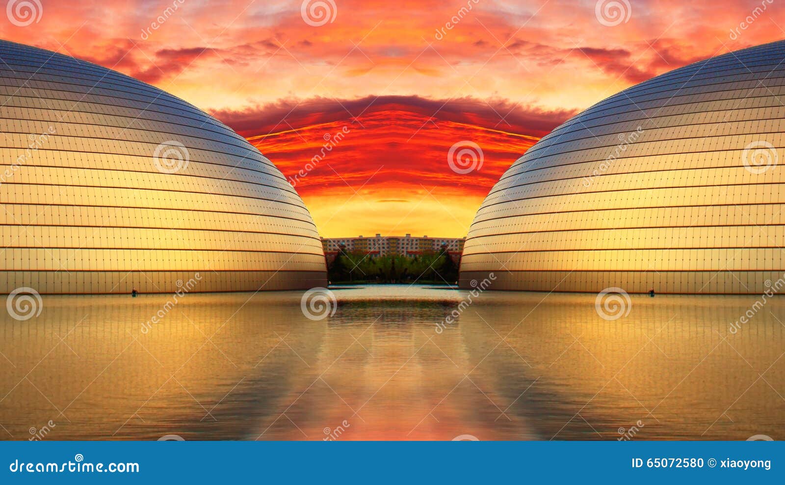Futuristic Building, Beijing Stock Photo - Image of beijing, centre ...