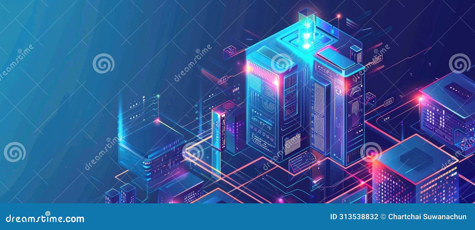 A Futuristic Building with a Lot of Technology on it by AI Generated ...