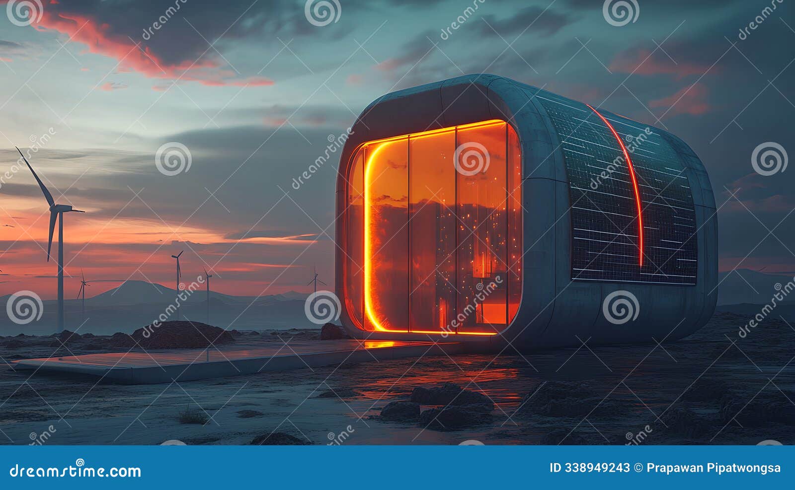 Futuristic Design of Integrated Battery Cell Facility Stock ...