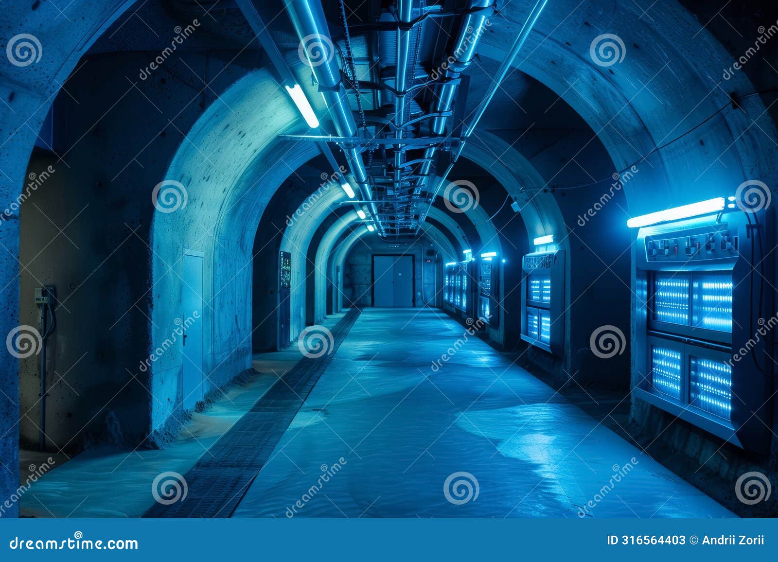 Futuristic Bunker For Nuclear Waste Disposal Image | CartoonDealer.com ...