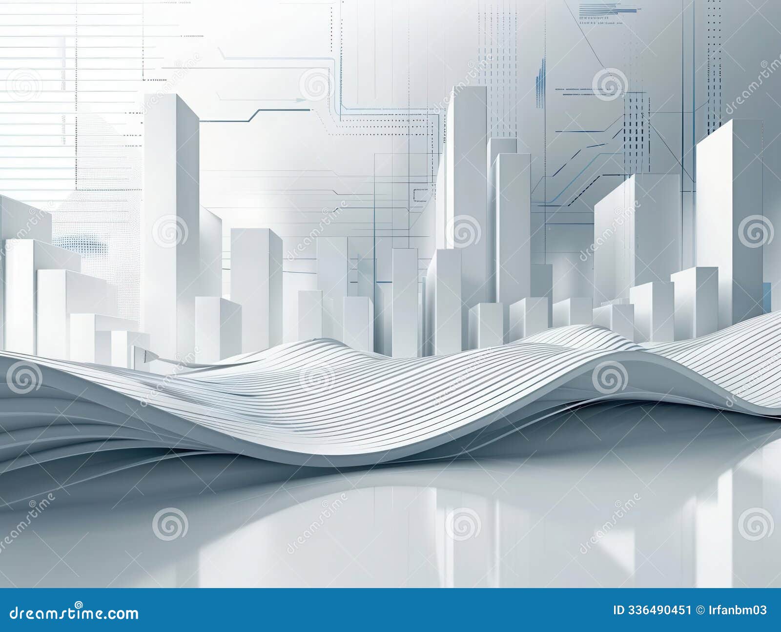 Futuristic Business Concept Wallpaper. Sleek and Modern Design Theme ...