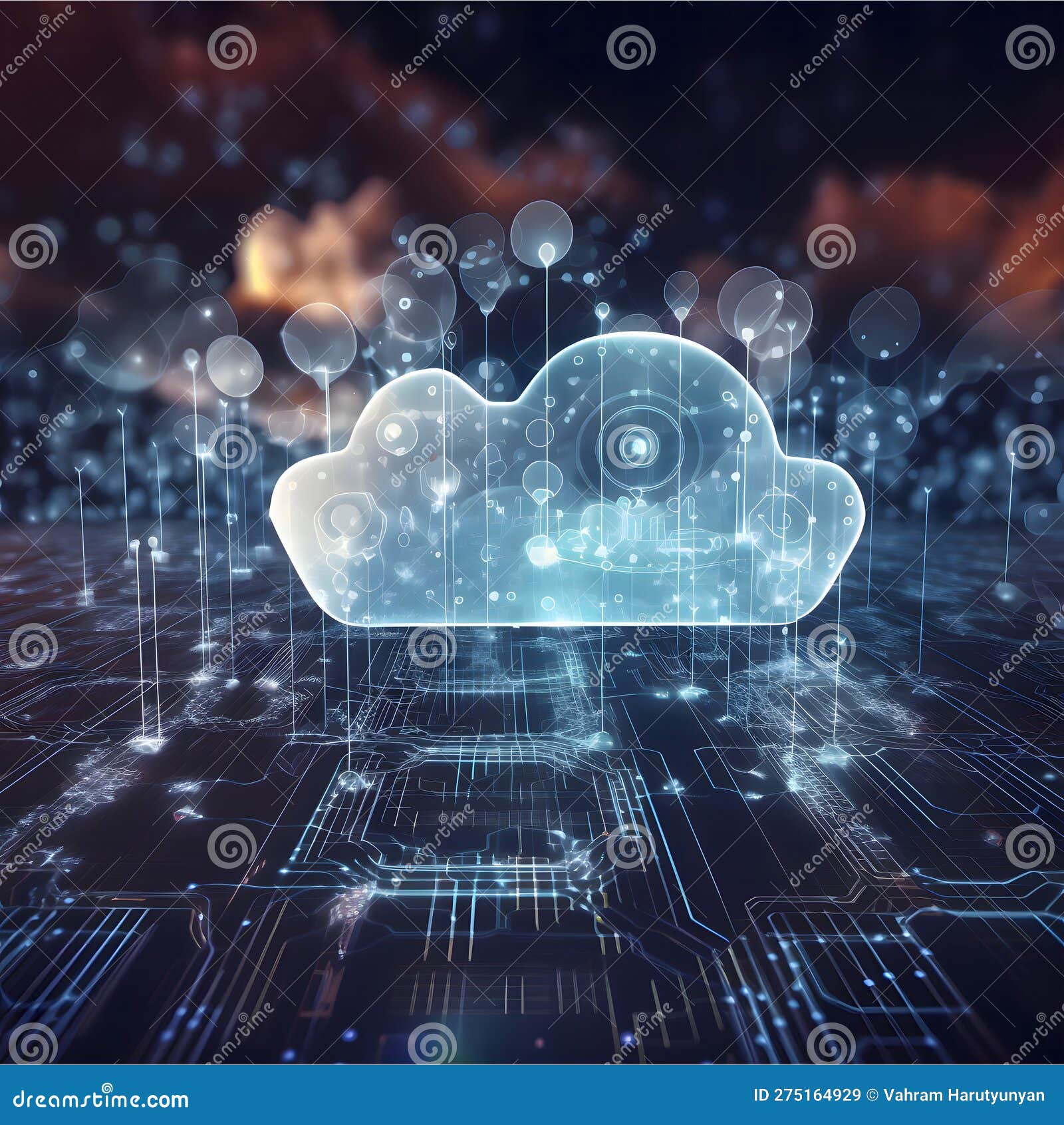 Futuristic Business Network Concept.Hi-tech Cloud Connection Stock ... Futuristic Business Network Concept.Hi-tech Cloud Connection Stock ...