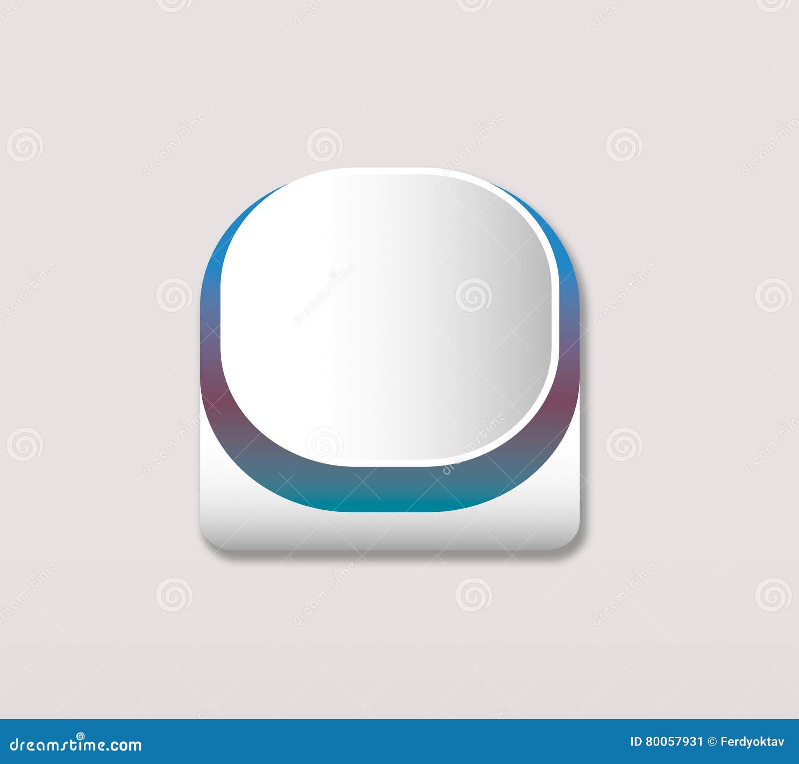 Futuristic button stock vector. Illustration of website - 80057931