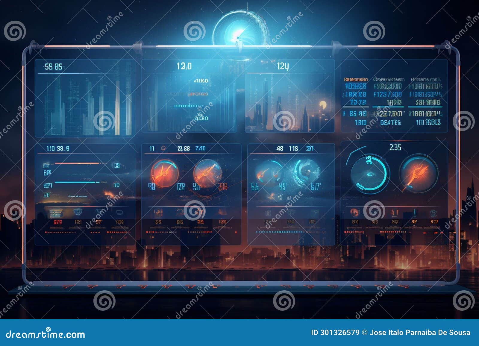 Futuristic 2024 Calendar Concepts Integrating Stock Illustration ...