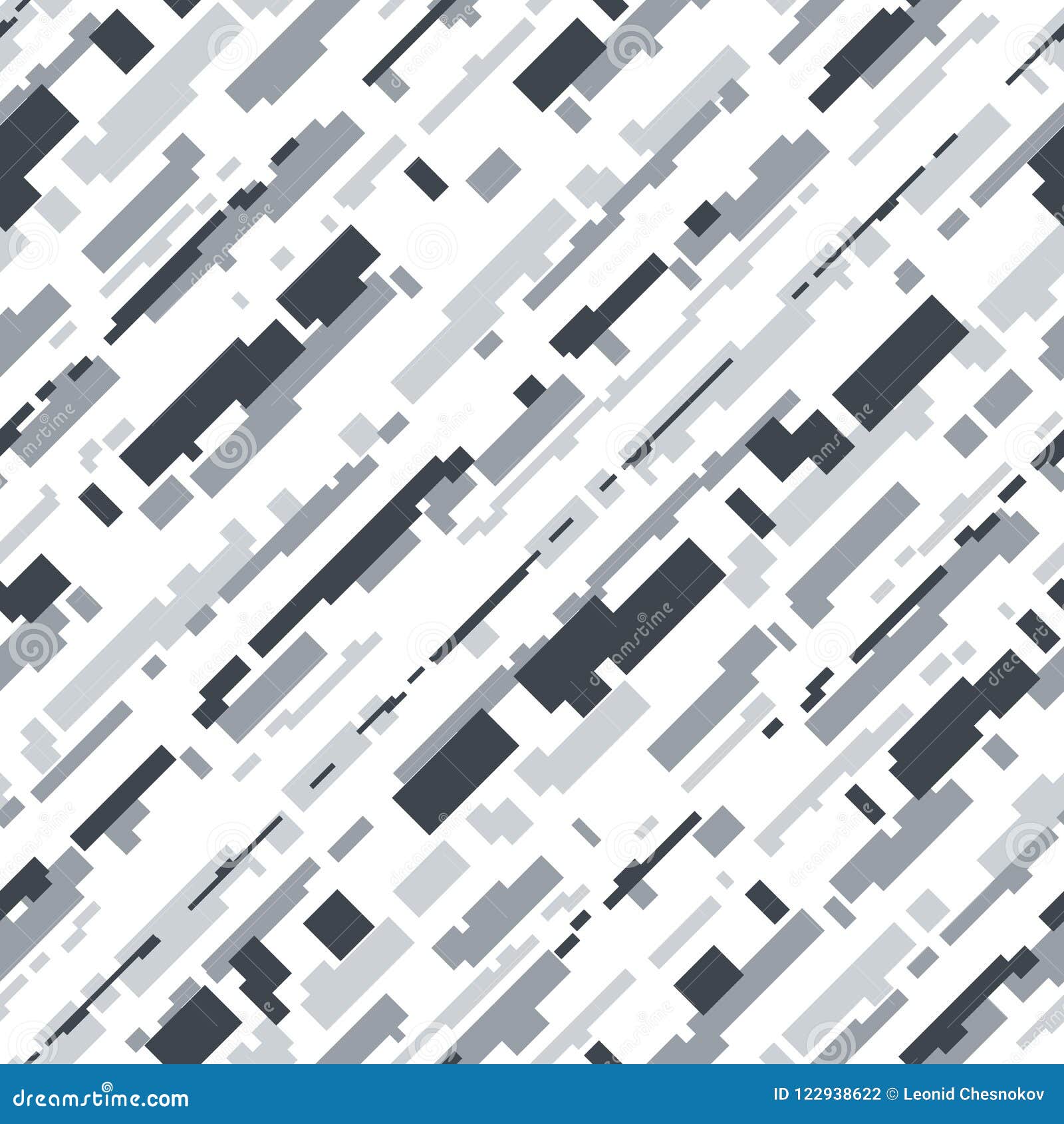 Futuristic Camouflage Vector Seamless Pattern Stock Vector ...