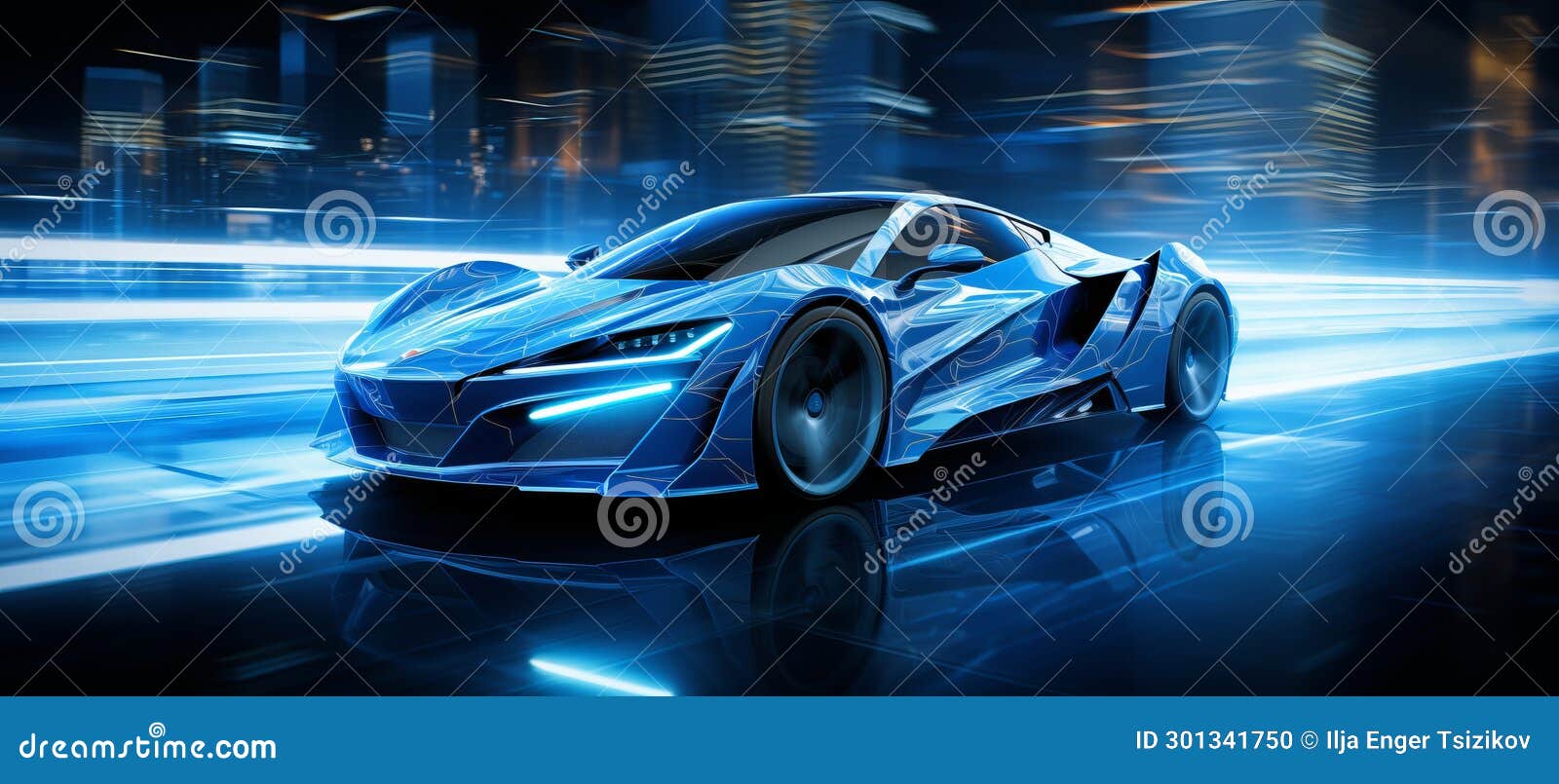Futuristic Car Concepts with Blurred Bokeh Effect for Visually Striking ...