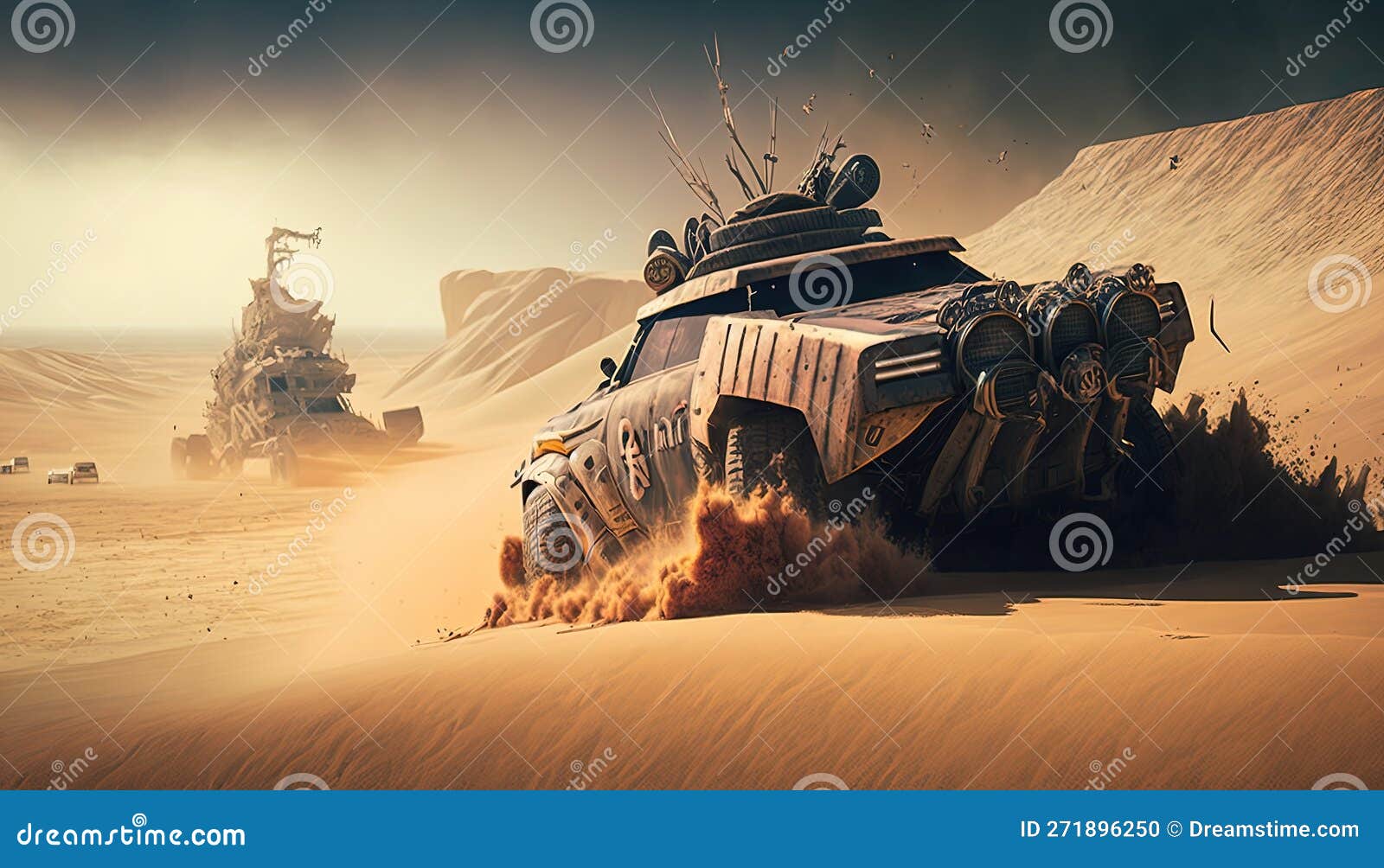 Car Moving Fast On The Road, Driver Is Enjoying Riving , Vector Cartoon ...