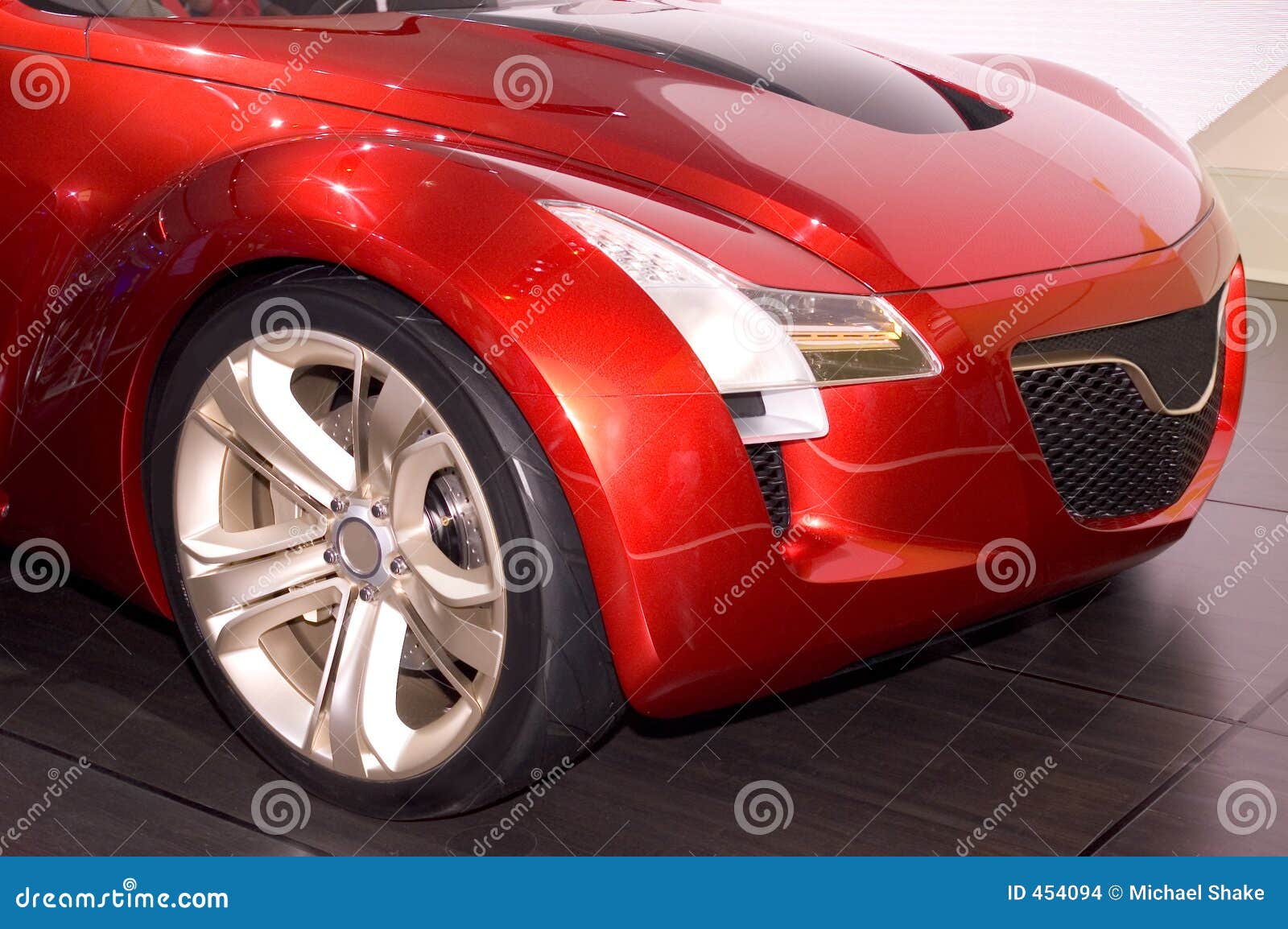 Futuristic Car s Front End stock photo. Image of detroit - 454094
